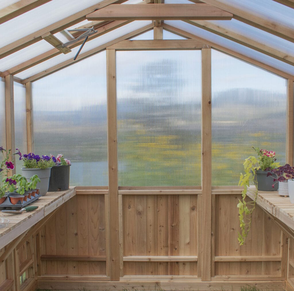 Enhance Your Garden with a Cedar Greenhouse Kit