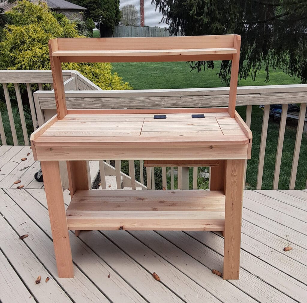 Potting Bench, Outdoor Potting Bench 4x2 - Outdoor Living Today