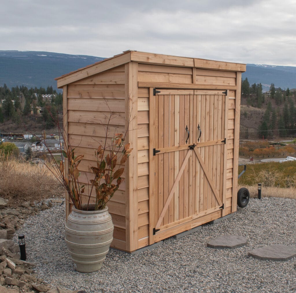 Lean To Cedar Shed 8x4 | Outdoor Living Today