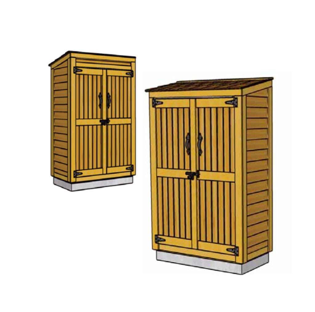 Small Garden Shed 4x2 - Outdoor Living Today