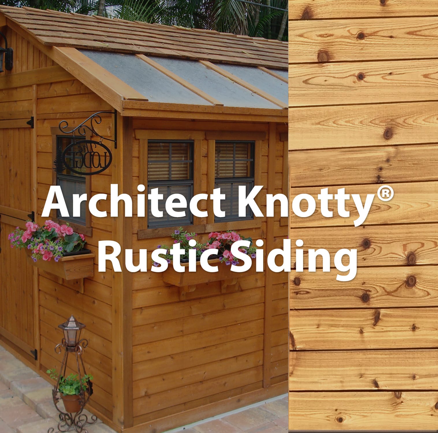 Architect Knotty® Siding - Embracing Rustic Elegance